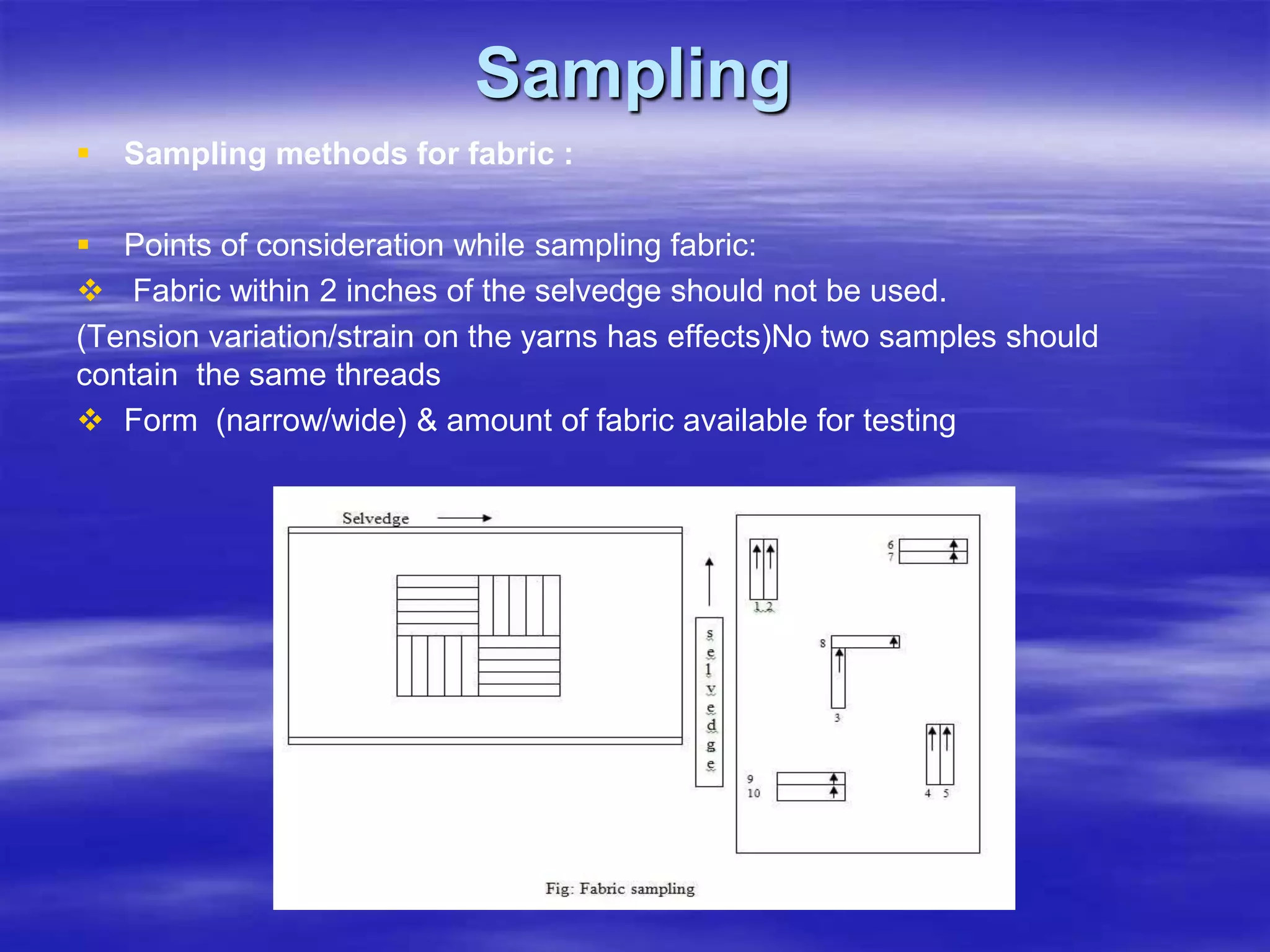 Textile Testing and Quality Control | PPT
