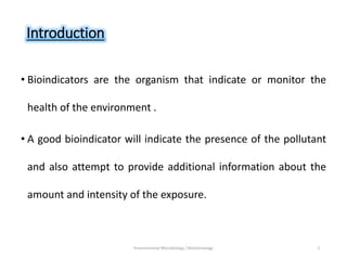 Pollution indicators bioindicators | PPTX