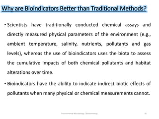 Pollution indicators bioindicators | PPTX