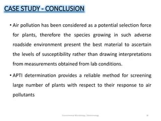Pollution indicators bioindicators | PPTX