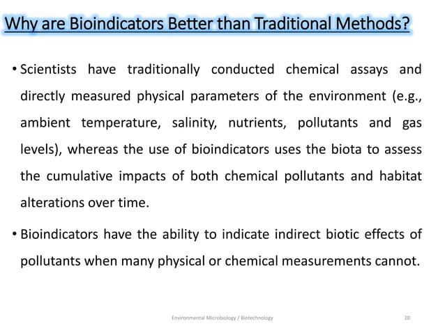 Bioindicators | PPTX