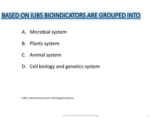 Bioindicators | PPTX