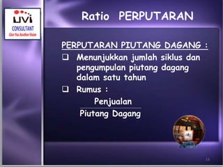 Analisis Rasio Keuangan _Materi Training PERBANKAN | PPTX