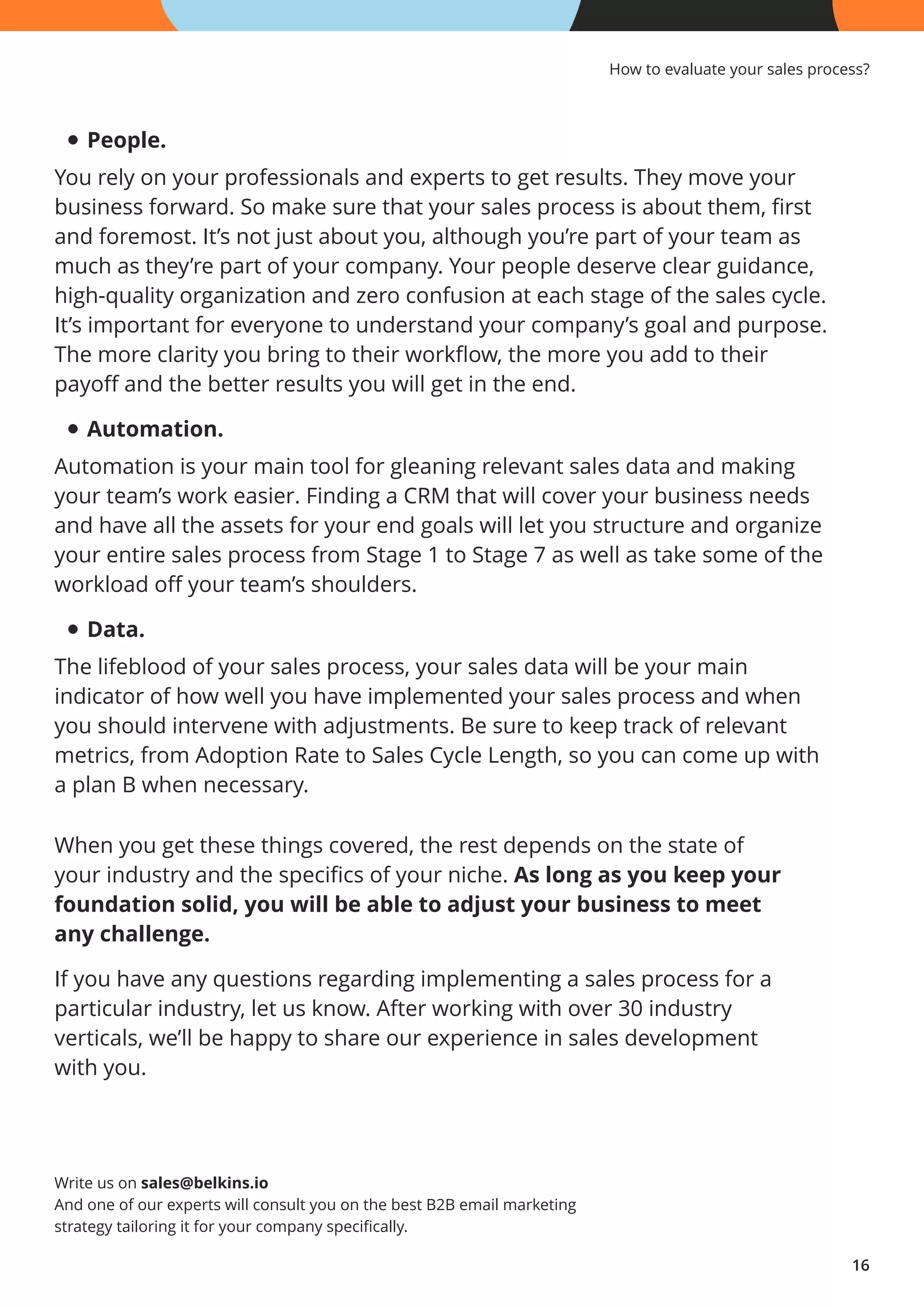 How to Organize Sales Process | PDF