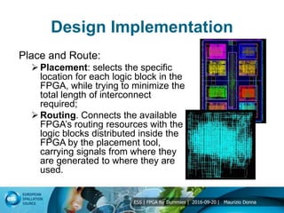4.FPGA for dummies: Design Flow | PPTX