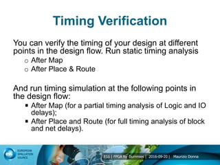 4.FPGA for dummies: Design Flow | PPTX