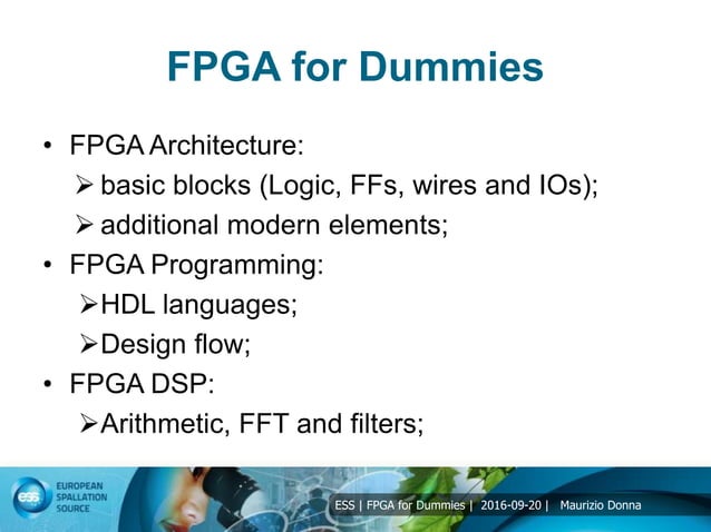 4.FPGA for dummies: Design Flow | PPTX