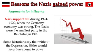 Reasons the Nazis gained power - economic difficulties | PPTX ...