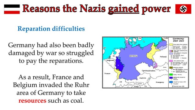 Reasons the Nazis gained power - economic difficulties | PPT