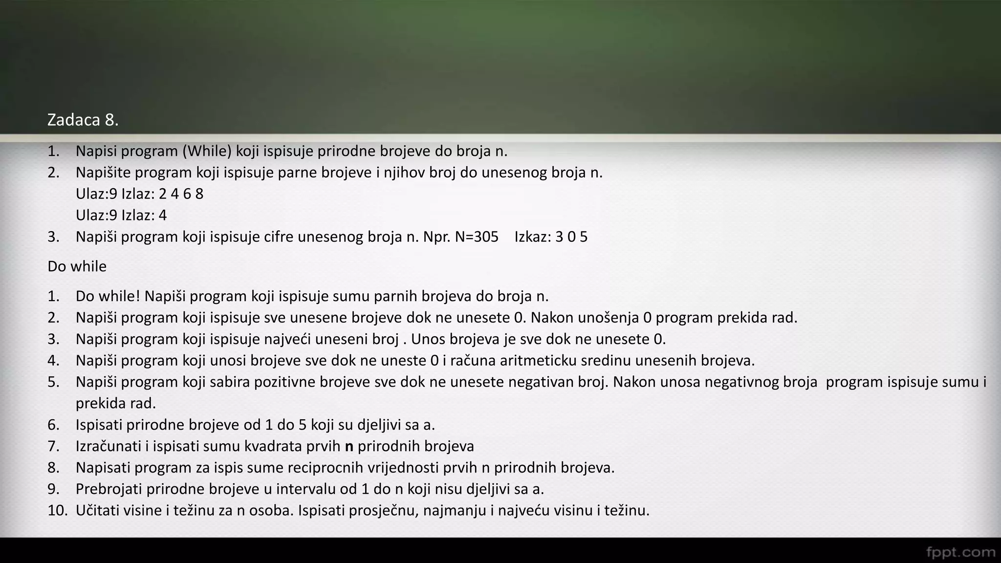 4. while do while | PPTX