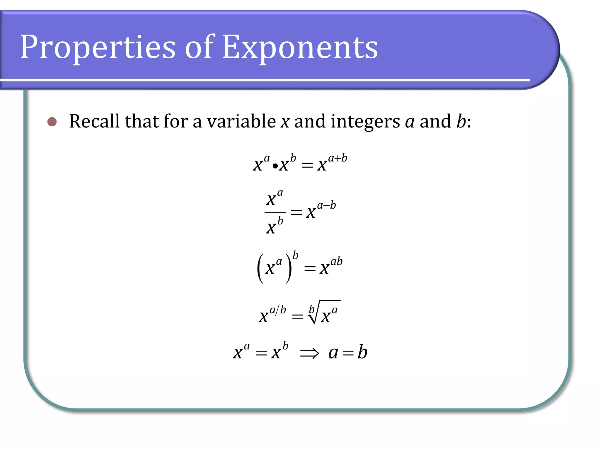 4.2 Exponential Functions | PPT