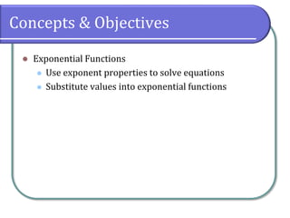 4.2 Exponential Functions | PPT
