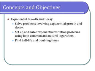 4.6 Exponential Growth and Decay | PDF