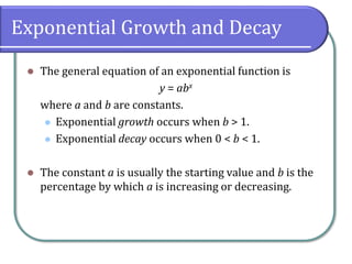 4.6 Exponential Growth and Decay | PDF