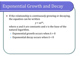 4.6 Exponential Growth and Decay | PDF