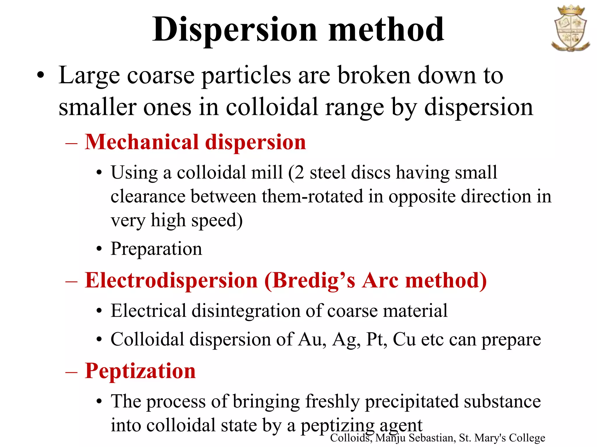 Colloids | PPTX