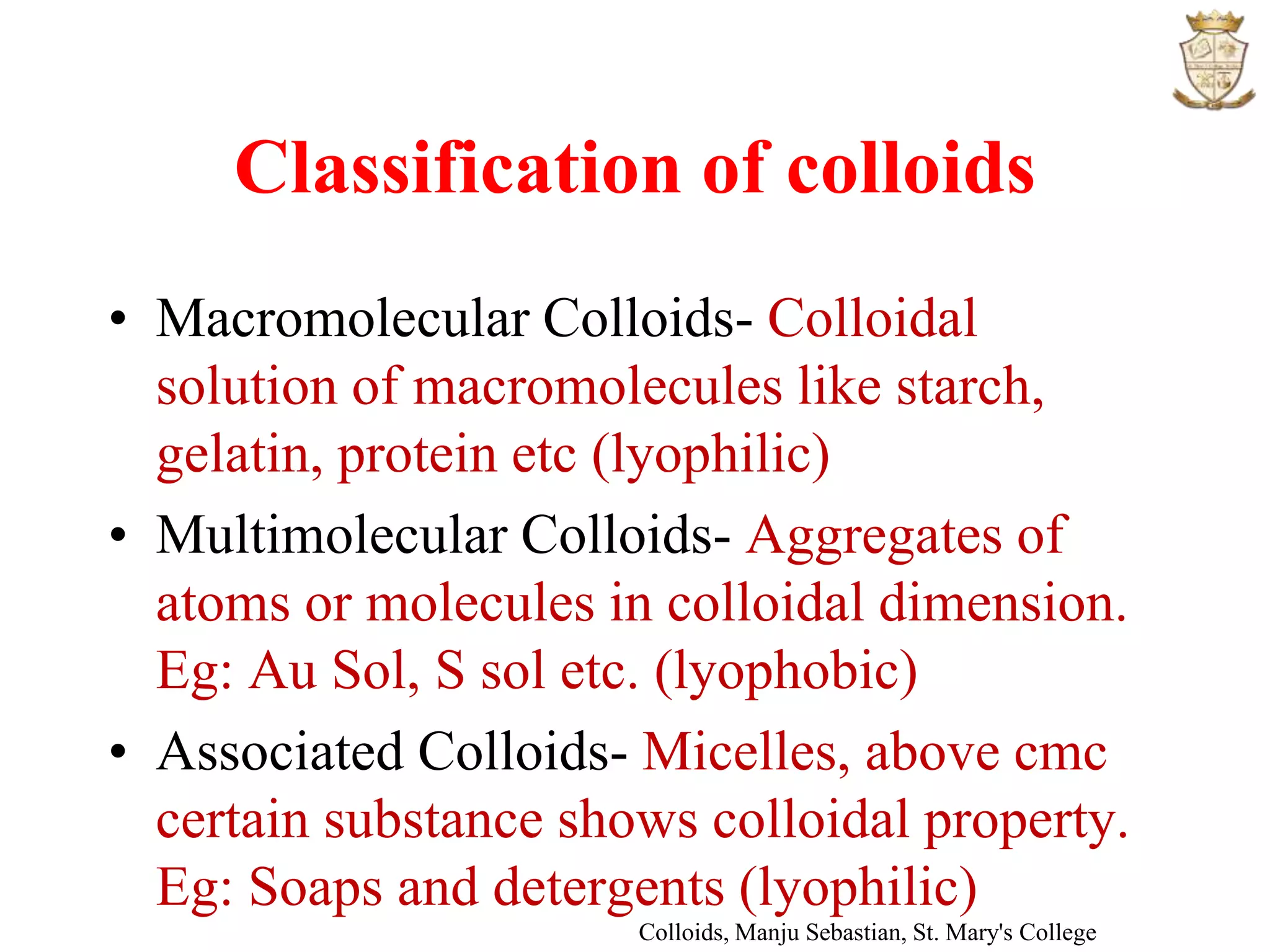 Colloids | PPTX