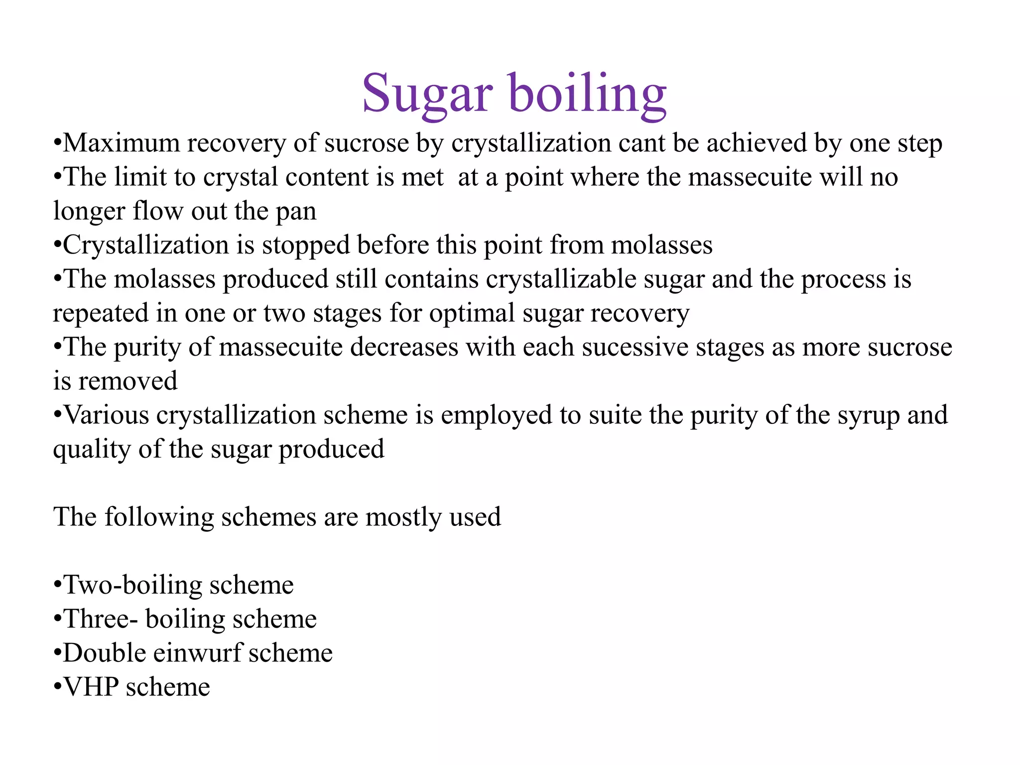 Sugar Boiling in Sugar Crystallization Process | PPT
