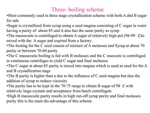 Sugar Boiling in Sugar Crystallization Process | PPT