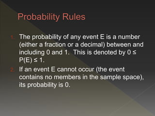 4.1-4.2 Sample Spaces and Probability | PPTX