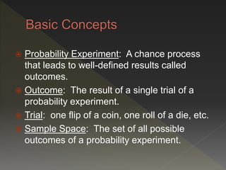 4.1-4.2 Sample Spaces and Probability | PPTX