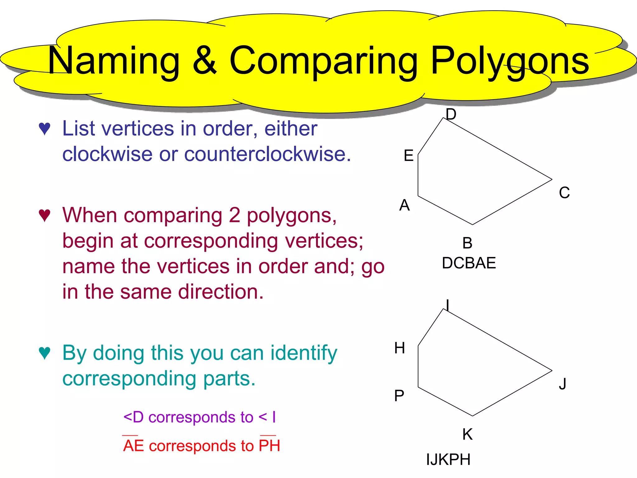 Congruen Polygons - Math 5 | PPTX
