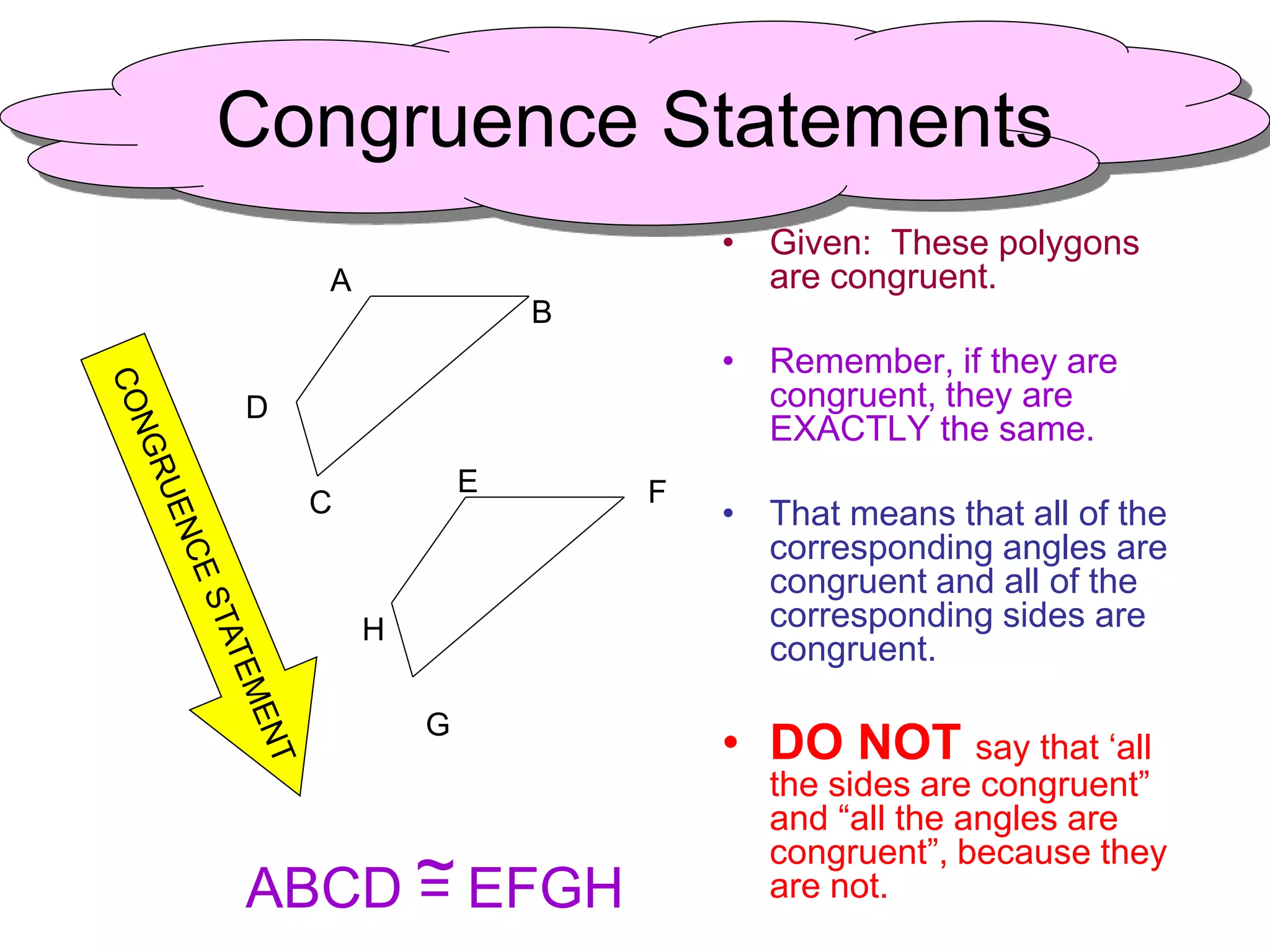 Congruen Polygons - Math 5 | PPTX