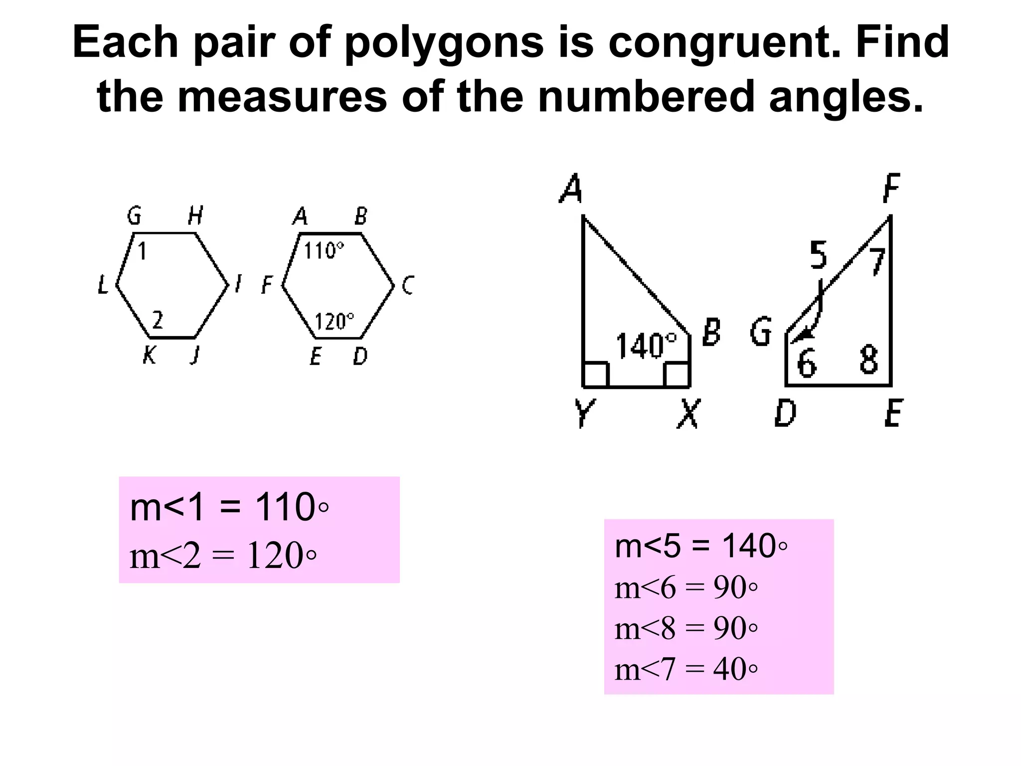 Congruen Polygons - Math 5 | PPTX