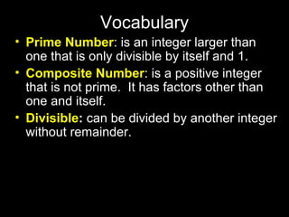 4.1 divisibility | PPT
