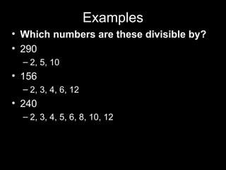 4.1 divisibility | PPT
