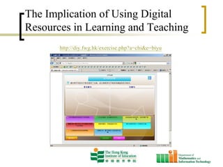 Education 2.9 “e-Learning Readiness of Hong Kong Teachers” | PPT