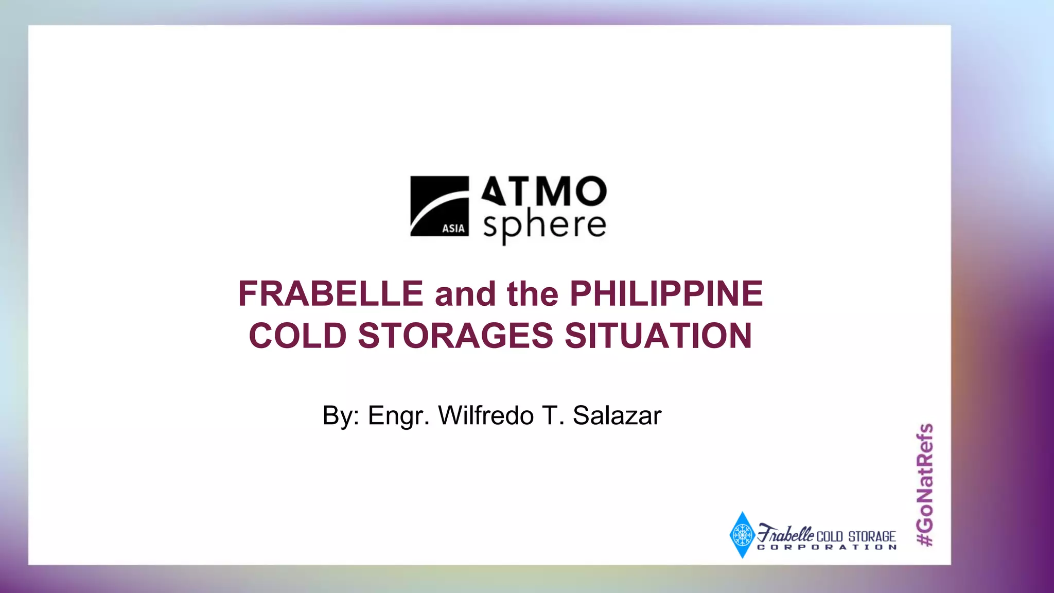 Frabelle and the Philippine cold storages situation | PDF
