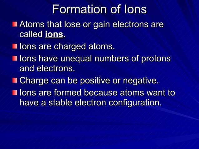 4-1: Ions & Ionic Bonding | PPT | Chemistry | Science