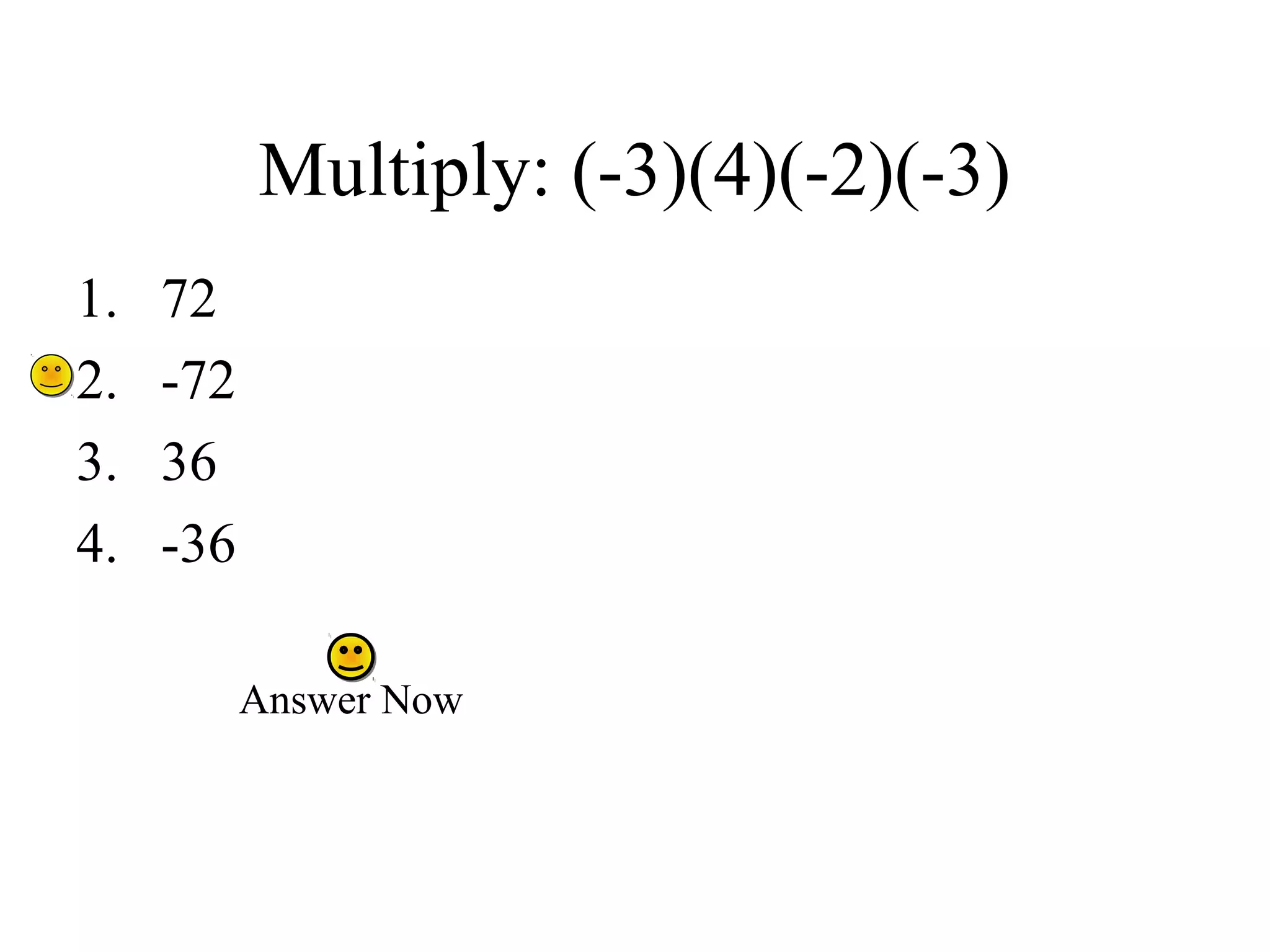 4 1 multiplying rational numbers examples | PPT