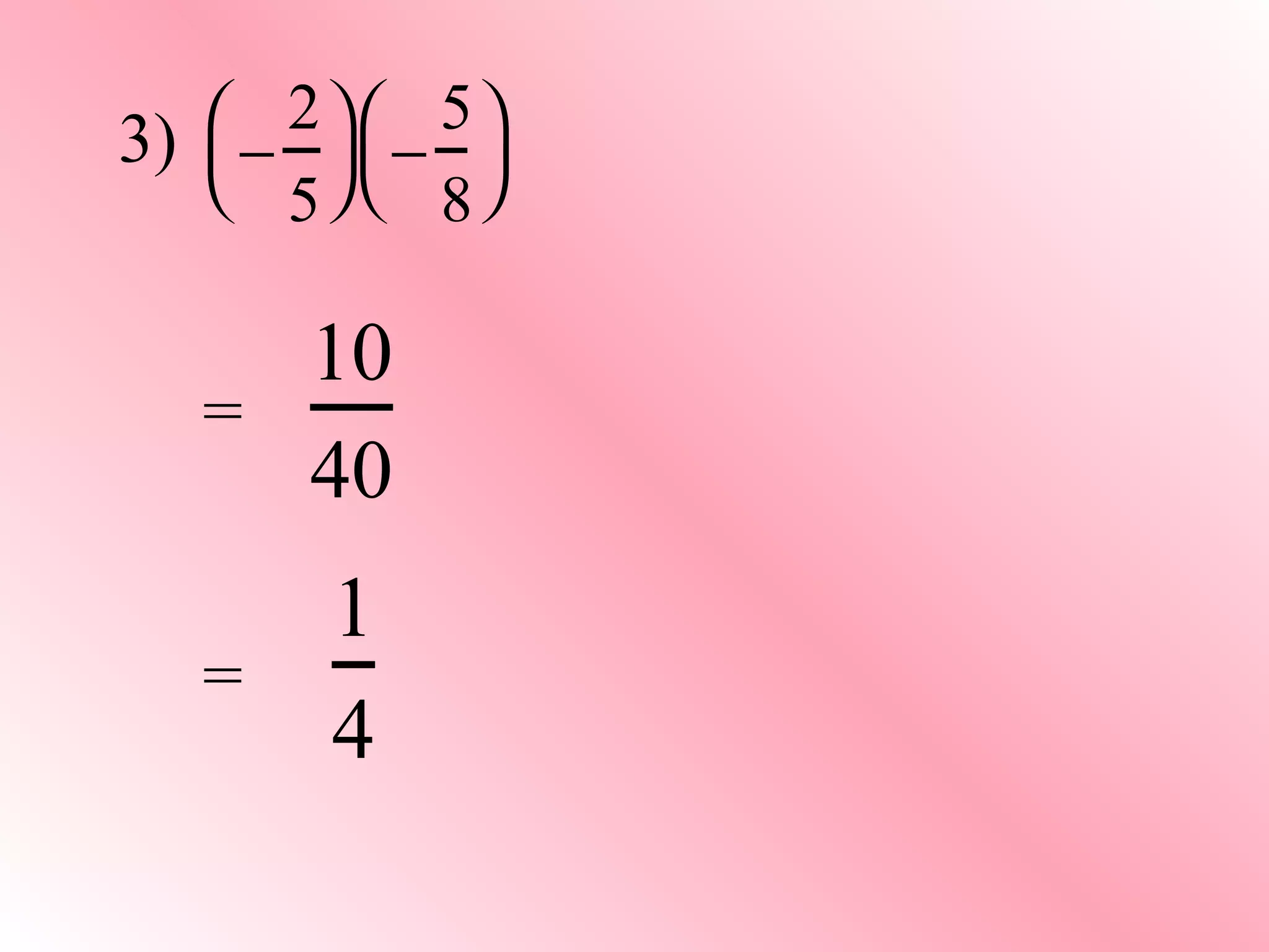4 1 multiplying rational numbers examples | PPT