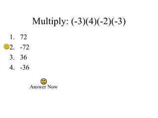 4 1 multiplying rational numbers examples | PPT