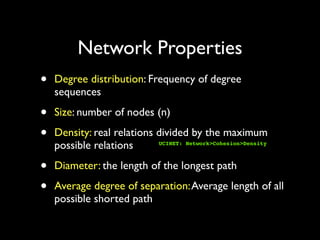 4.1 network analysis basic | PDF