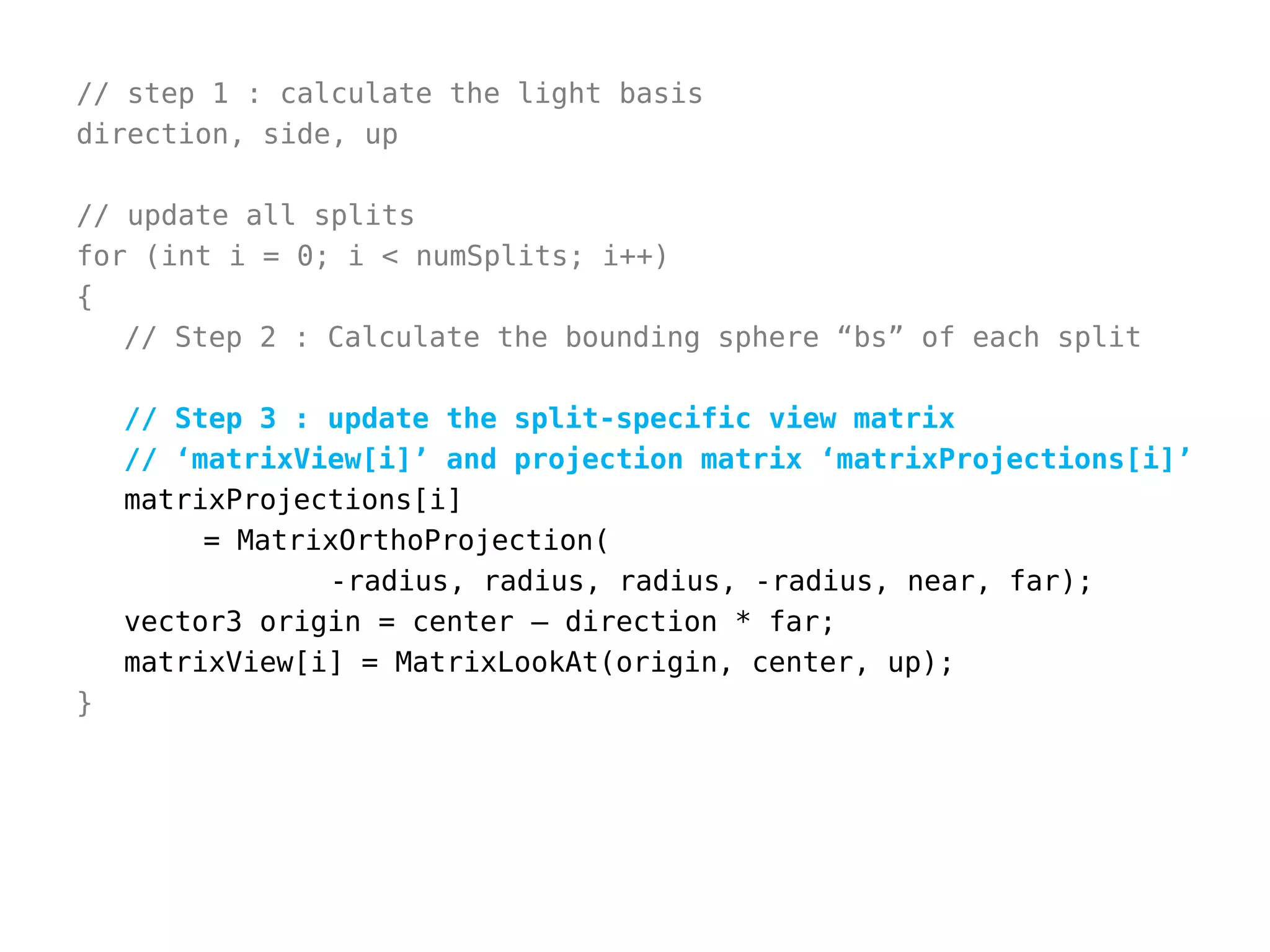 [shaderx7] 4.1 Practical Cascaded Shadow Maps | PPT