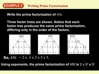 4.1 prime factorization | PPT