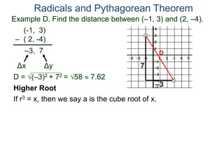 4 1 radicals and pythagorean theorem-x | PPTX