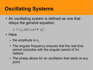 4.1 simple harmonic motion | ODP