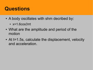 4.1 simple harmonic motion | ODP