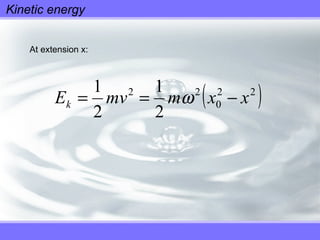 Energy and simple armonic motion | PPT