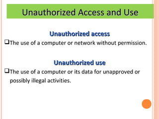 3.2.1 computer security risks | PPT | Operating Systems | Computer ...