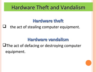3.2.1 computer security risks | PPT | Operating Systems | Computer ...