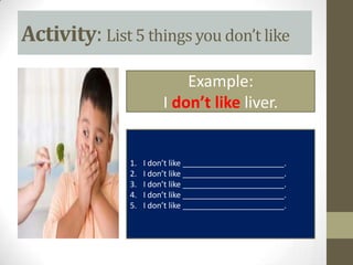 4 2-2013 - i like coffee - i like tea | PPT