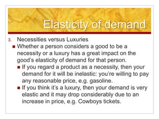 Elasticity Of Demand | PPTX
