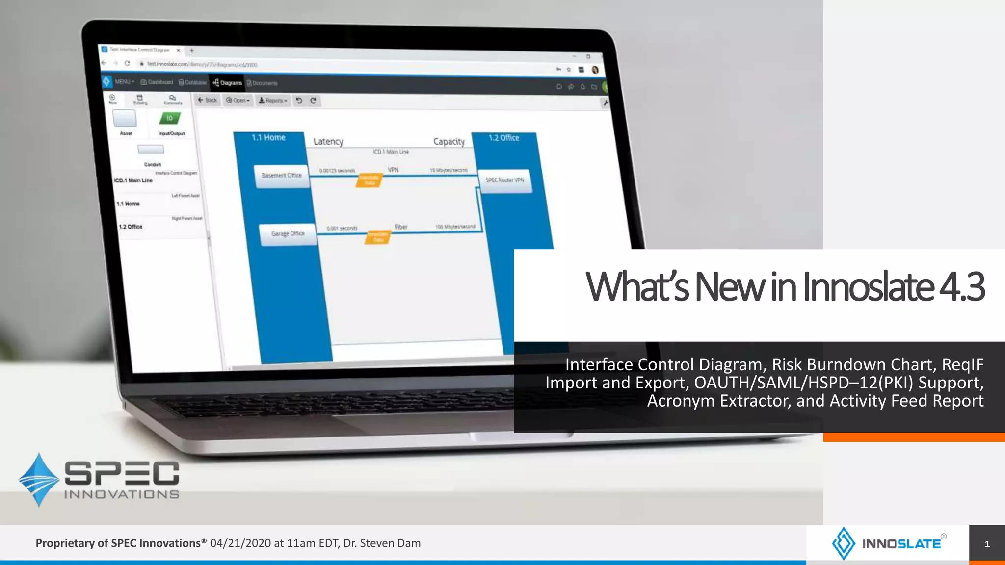 What's New in Innoslate 4.3 | PPT
