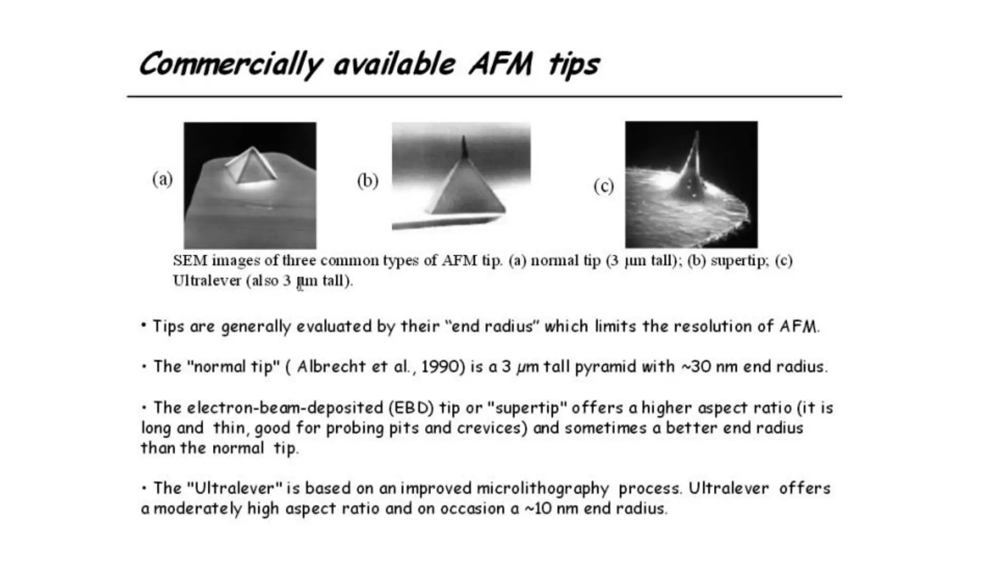 Scanning Probe Microscopy (STM) and AFM | PDF