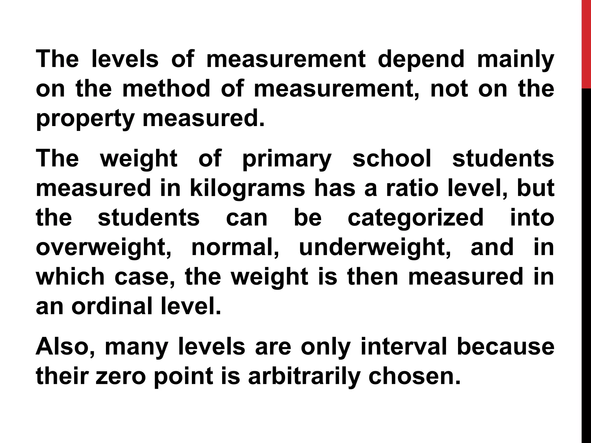 Levels of Measurement | PPTX